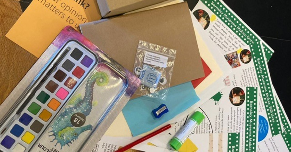 Barnsley Museums support local families with art packs | Barnsley Museums